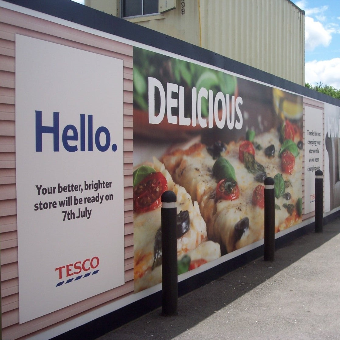 Supermarket Hoarding Systems | Hoarding Warehouse