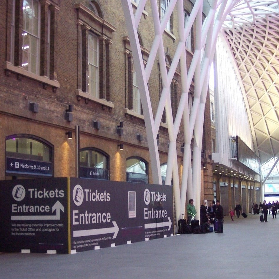 Rail Hoarding Systems | Hoarding Warehouse