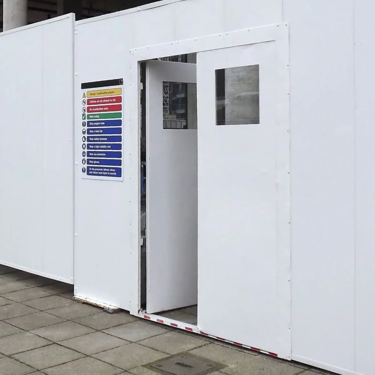 Hoarding Doors & Gates | PVC & Steel | Hoarding Warehouse