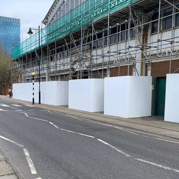 Indoor Hoarding Reusable Temporary Modular System | Hoarding Warehouse