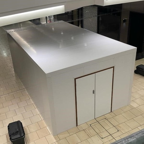 Fire-Rated One Hour Indoor Hoarding | Hoarding Warehouse